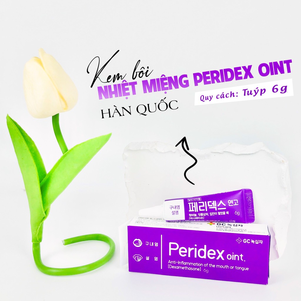 Thuốc bôi trị nhiệt miệng Peridex Oint. 6g - K - Cosmetics